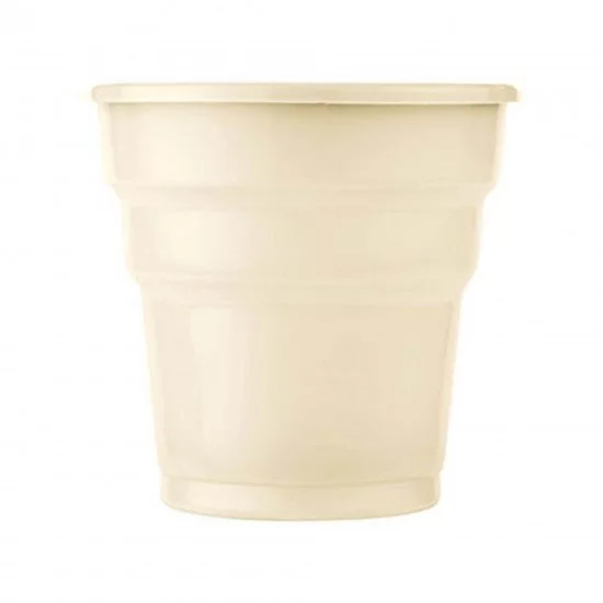 Roll-Up Plastik Meşrubat Bardağı Krem 180cc-7oz 25'li Roll-Up Plastik Meşrubat Bardağı Krem 180cc-7oz 25'li